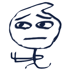 Troubled drop man - Stiker LINE | LINE STORE