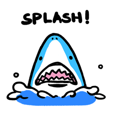 Cute Shark – LINE stickers | LINE STORE