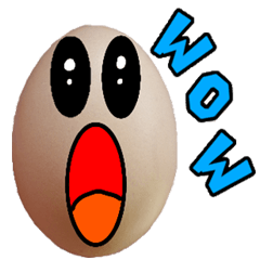 Sebutir telur - Stiker LINE | LINE STORE