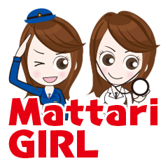 Mattari GIRL - Stiker LINE | LINE STORE