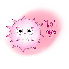 Covid-19 Pink – LINE stickers | LINE STORE