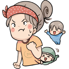 Full Time Mommy - LINE スタンプ | LINE STORE