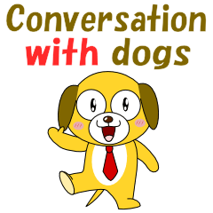 Conversation with dogs English – สติกเกอร์ LINE | LINE STORE