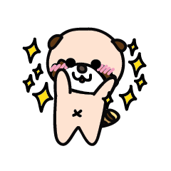 Pangpui : The Clumsy Raccoon - Stiker LINE | LINE STORE