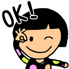 Cute QQ girl – LINE stickers | LINE STORE