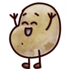 Bernie, the potato – LINE stickers | LINE STORE