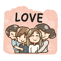 My beloved family (EN) – LINE貼圖 | LINE STORE