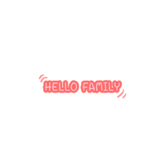 HELLO FAMILY. – Stickers LINE | LINE STORE