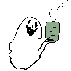 scribble ghost - Stiker LINE | LINE STORE