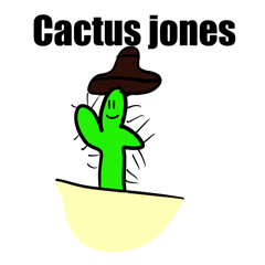 cactus jones – LINE stickers | LINE STORE