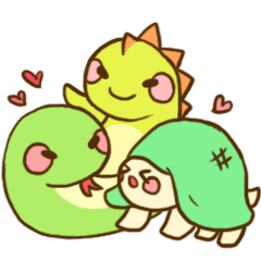 dinosaur and friends – LINE stickers | LINE STORE