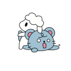 Katie land_ Faye and Asma - Stiker LINE | LINE STORE