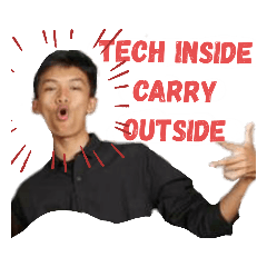 Tech inside carry outside!! - LINE スタンプ | LINE STORE