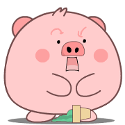 Babi kekinian : Animated – LINE stickers | LINE STORE