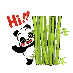 สติ๊กเกอร์ไลน์ Fafa the panda : Expression - line2me.in.th