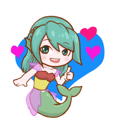 Marina: the Cute Mermaid - LINE スタンプ | LINE STORE