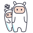 Circle Dukdik – LINE stickers | LINE STORE