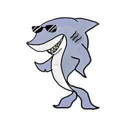Sharky Handsome – LINE stickers | LINE STORE