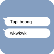 Speech Balloon : Tapi Boong (Animated) – LINE stickers | LINE STORE