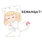 Little Kitty Girl : Greetings – LINE stickers | LINE STORE