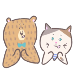 kumao and nyankichi – LINE stickers | LINE STORE