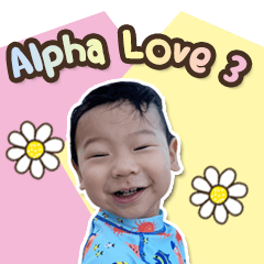 Alpha Love 3 - Stiker LINE | LINE STORE