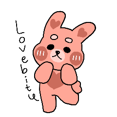 Lovebit (Rabbit) – LINE stickers | LINE STORE