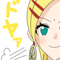 ONE PIECE Blonde Lady Sticker | Yabe-LINE貼圖代購 | 台灣No.1，最便宜高效率的代購網