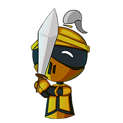 Yellow Knight – LINE stickers | LINE STORE