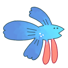 Fish with hand – LINE stickers | LINE STORE