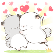 [BIG] Simao and Bamao Couple Stickers – LINE stickers | LINE STORE