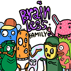 Brainless Family – LINE stickers | LINE STORE