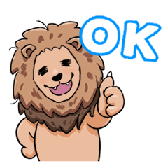 lazy lion gu-ta – LINE stickers | LINE STORE