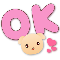 Cute dog-Intimate greetings - Stiker LINE | LINE STORE