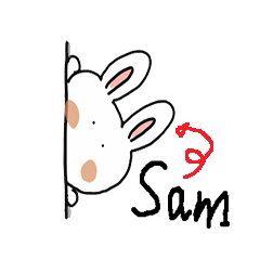 Sam the Rabbit – LINE stickers | LINE STORE