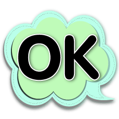 Simple cloud shape 1-practical stickers – LINE stickers | LINE STORE