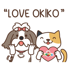 OKIKO DOG & CAT – LINE stickers | LINE STORE
