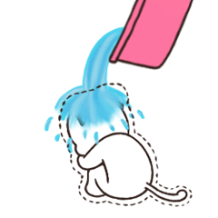 Cats Animated : Crying – LINE stickers | LINE STORE