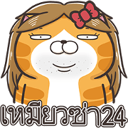 Lan Lan Cat 24 (Thai version) – LINE stickers | LINE STORE