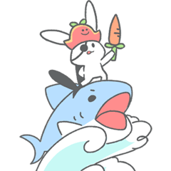 Silly rabbit happy friends - LINE スタンプ | LINE STORE