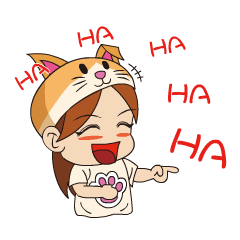 Funny mia – LINE stickers | LINE STORE