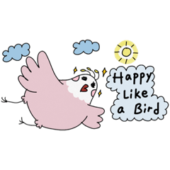 Pink chicken can talk - LINE スタンプ | LINE STORE