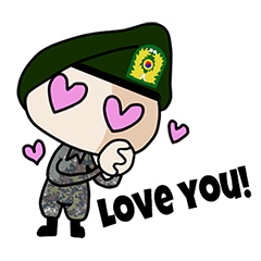 Army emoticon - Stiker LINE | LINE STORE