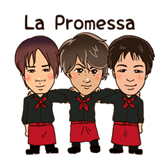 Italian restaurant La Promessa – LINE貼圖 | LINE STORE