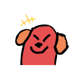 red the dog – LINE stickers | LINE STORE