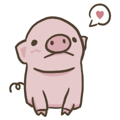 pig-a-boo - Stiker LINE | LINE STORE