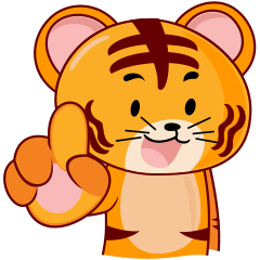 Tiggy Tiger WWF_LINE 官方貼圖_就是愛LINE-貼圖代購網| 買貼圖便宜又方便!