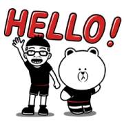BROWN & Duncan's daily life – LINE stickers | LINE STORE