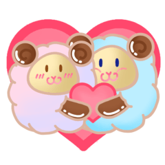 Ceo & Pinky hug to you |LadyBot Official – LINE貼圖 | LINE STORE