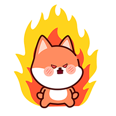 foxy #01 - Stiker LINE | LINE STORE